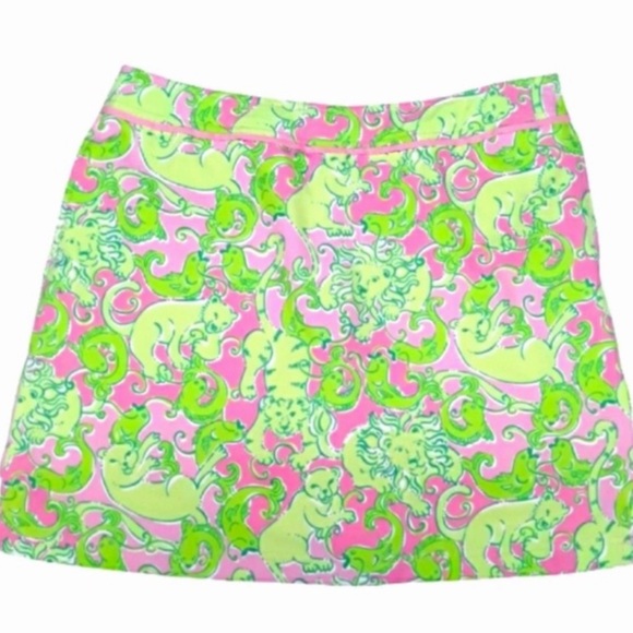 Lilly Pulitzer | Skirts | Lilly Pulitzer Neon Pink Green Fried Catfish ...